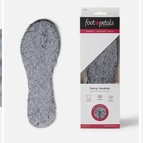 Foot Petals | Shoes | Furry Cushion Insoles | Poshmark